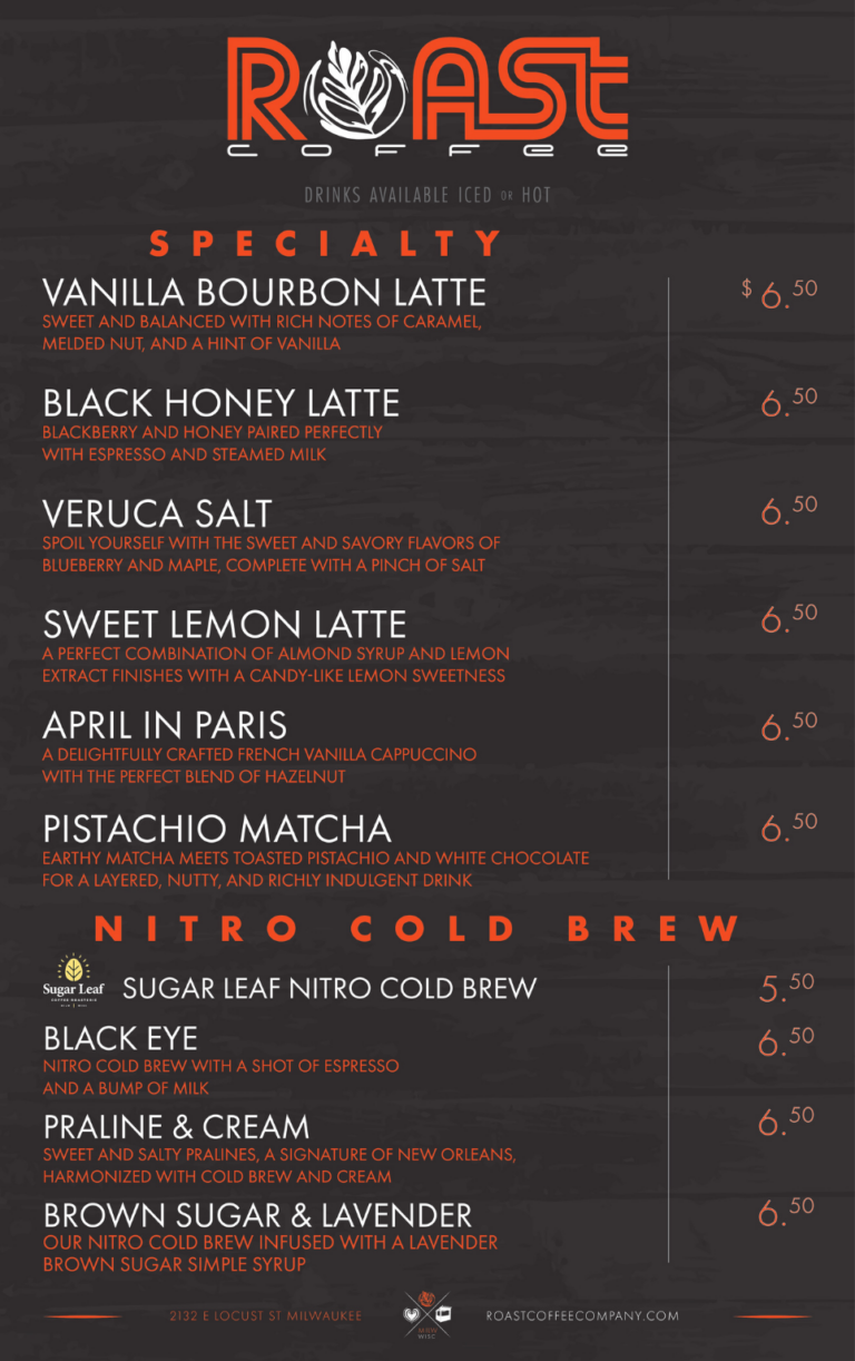 Cafe - Roast Coffee Company